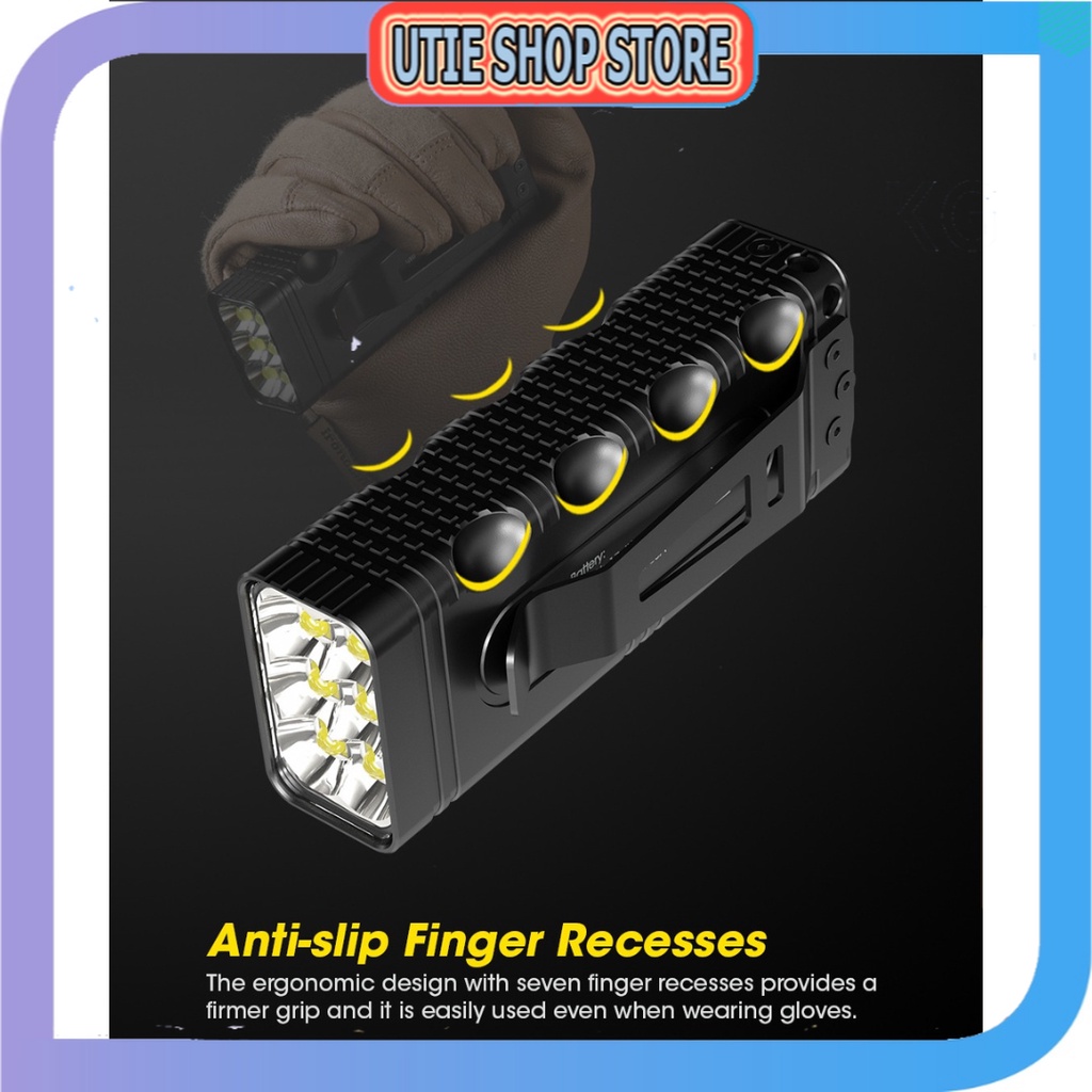 Jual UTIE STORE - NITECORE Senter LED Flashlight OLED Display USB Rechargeable 12000lm - TM12K ...