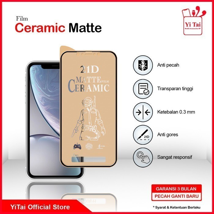 Jual YITAI - Ceramic Matte Anti Glare Vivo V20 V20 SE V21 4G 5G V25 5G | Shopee Indonesia