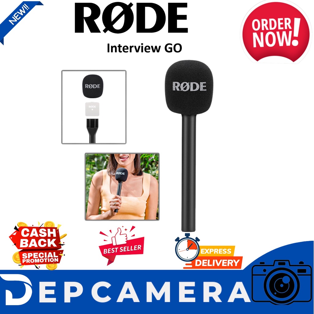 Jual RODE Interview GO Handheld Mic Adapter for the Wireless GO ...