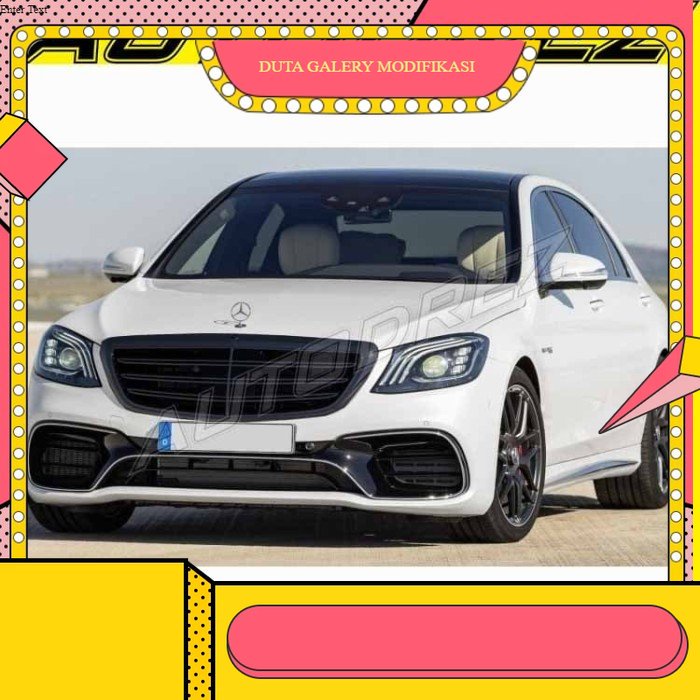 Jual Bodykit Mercy Mercedes S-Class W222 S63 AMG Facelift 2017-2020 ...