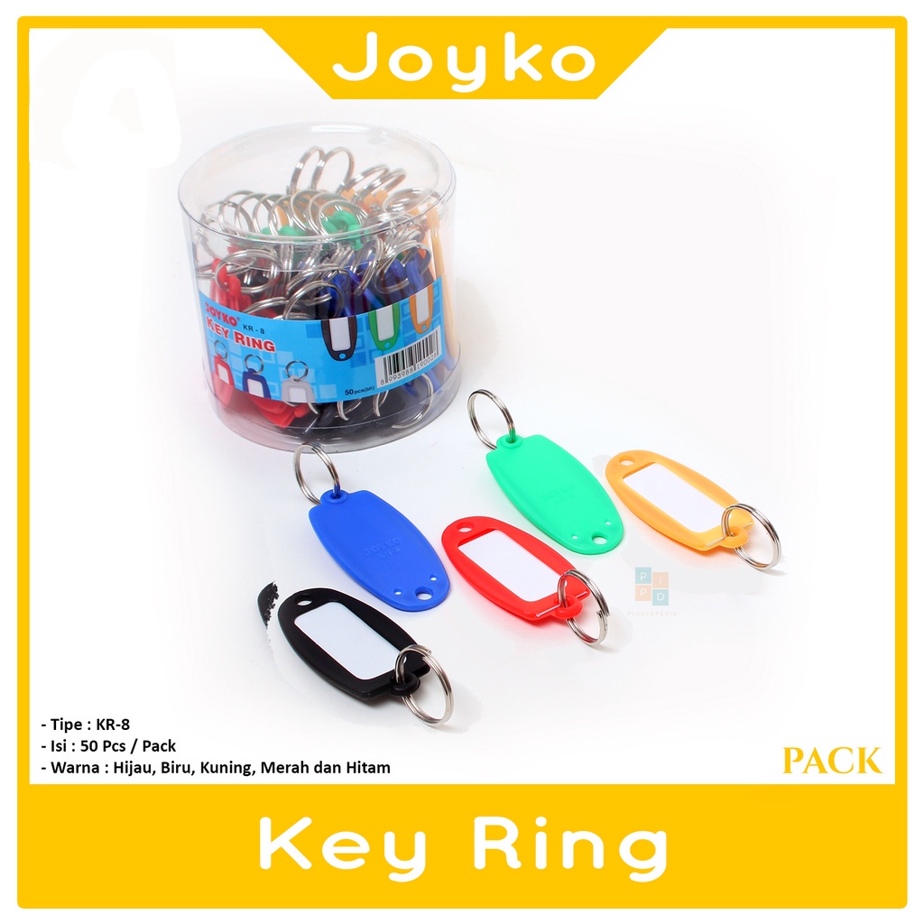 Jual JOYKO - Key Ring KR-8 isi 50 - Gantungan Kunci - Pack | Shopee ...