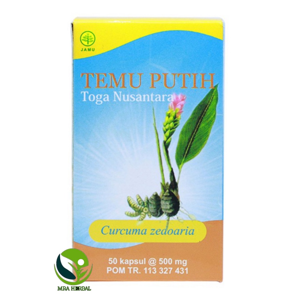 Jual Kapsul Temu Putih Toga Nusantara | Curcuma Zedoaria @50 Kapsul ...