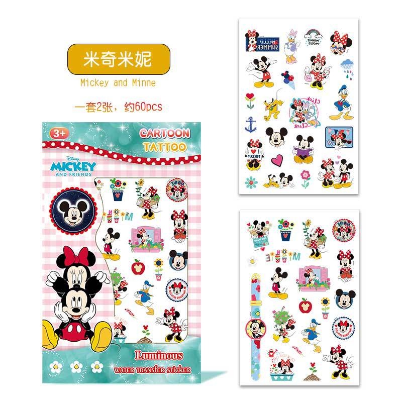 Jual (Pimenova) sticker tatto anak motif DISNEY glow in the dark tatto ...