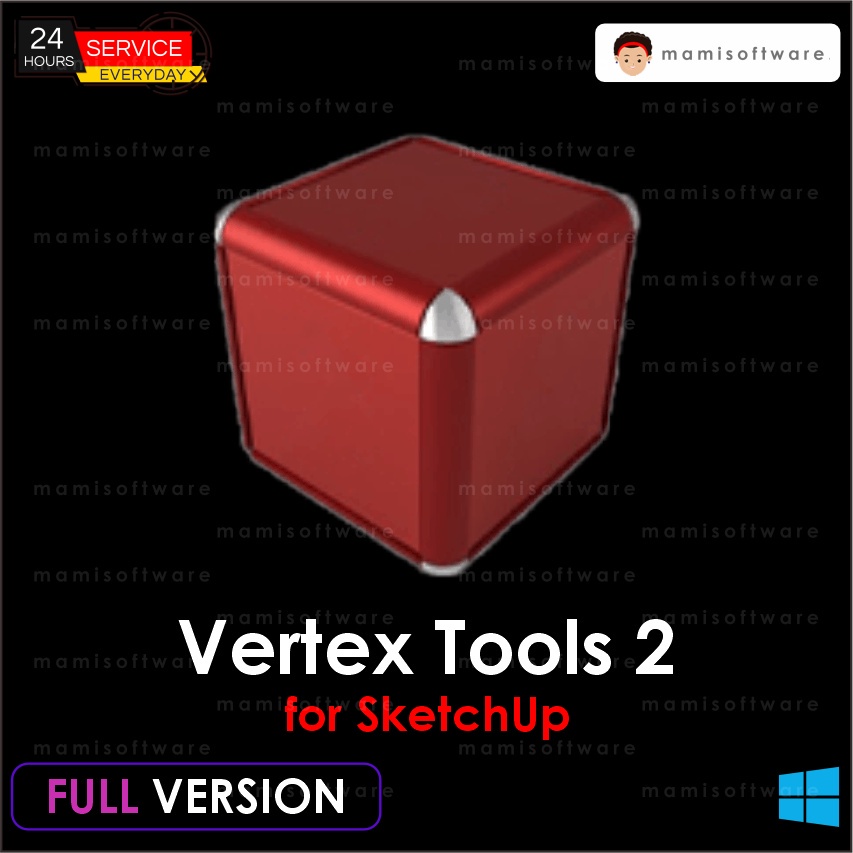 Jual (win) Vertex Tools 2 for SketchUp - Plugin / Plugins / Addon / Add ...