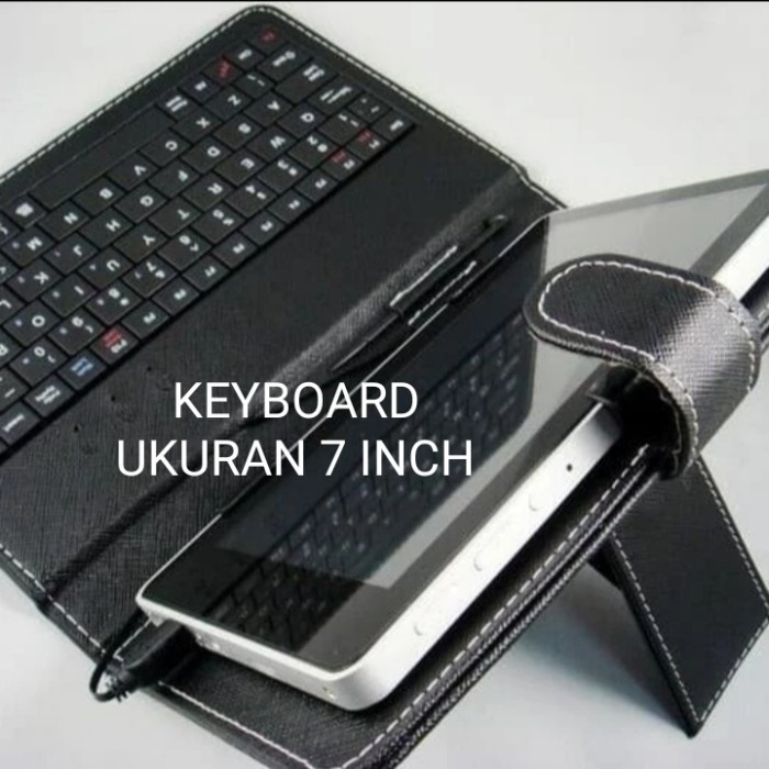 Jual Keyboard tablet handphone Android include otg - micro usb | Shopee ...