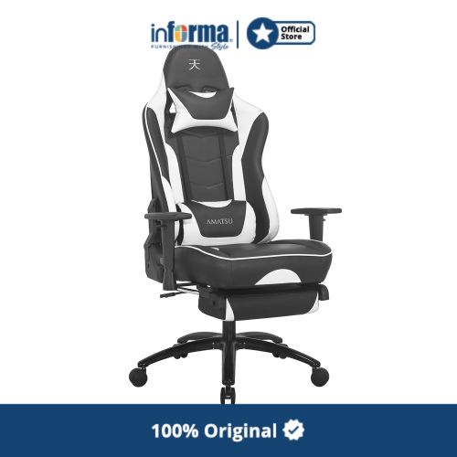 Jual Informa Urania Kursi Gaming - Putih/Hitam Gaming Chair Tempat ...