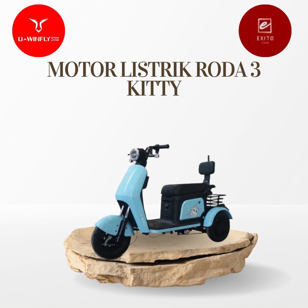 Jual SEPEDA LISTRIK SEPEDA MOTOR LISTRIK RODA 3 KITTY UWINFLY KITI ...