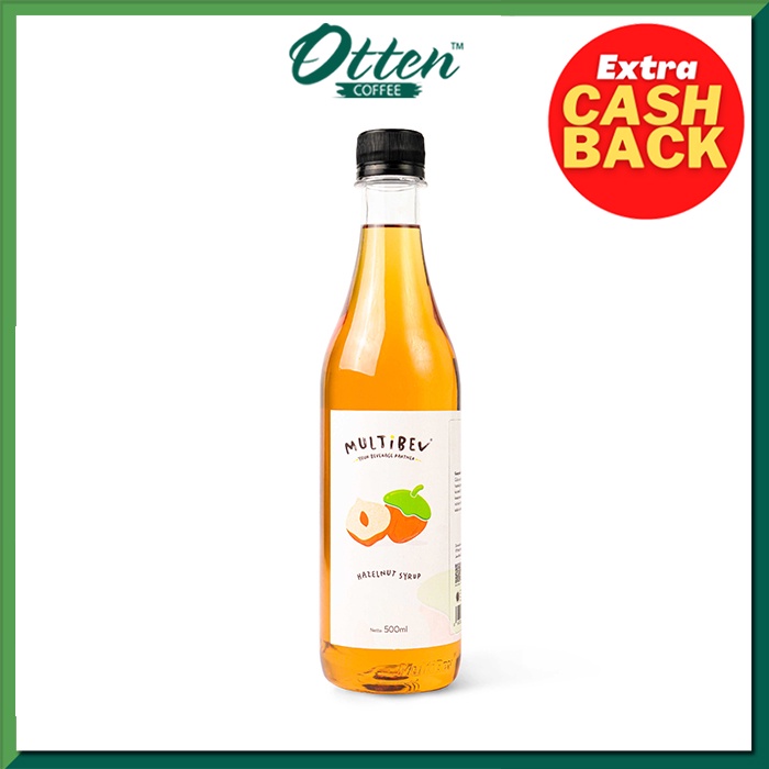 Jual MultiBev - Syrup Hazelnut Bottle 500ml - Sirup Minuman Rasa Kacang ...