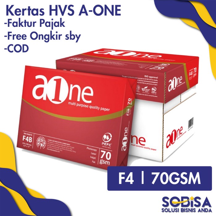 Jual Kertas HVS F4 70gr AONE A-ONE Photocopy Paper 70gsm | Shopee Indonesia