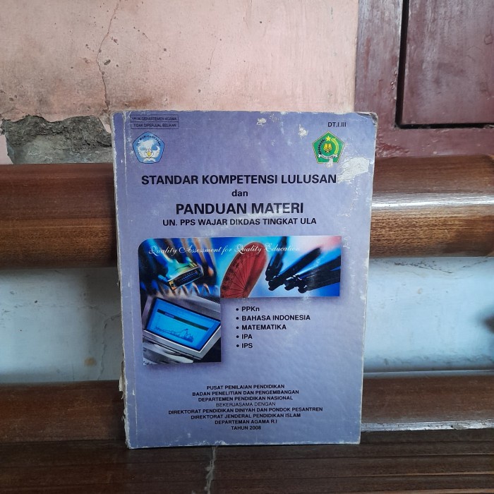 Jual ASLI BUKU Standar Kompetensi Lulusan Dan Panduan Materi UN PPS Wajar D | Shopee Indonesia