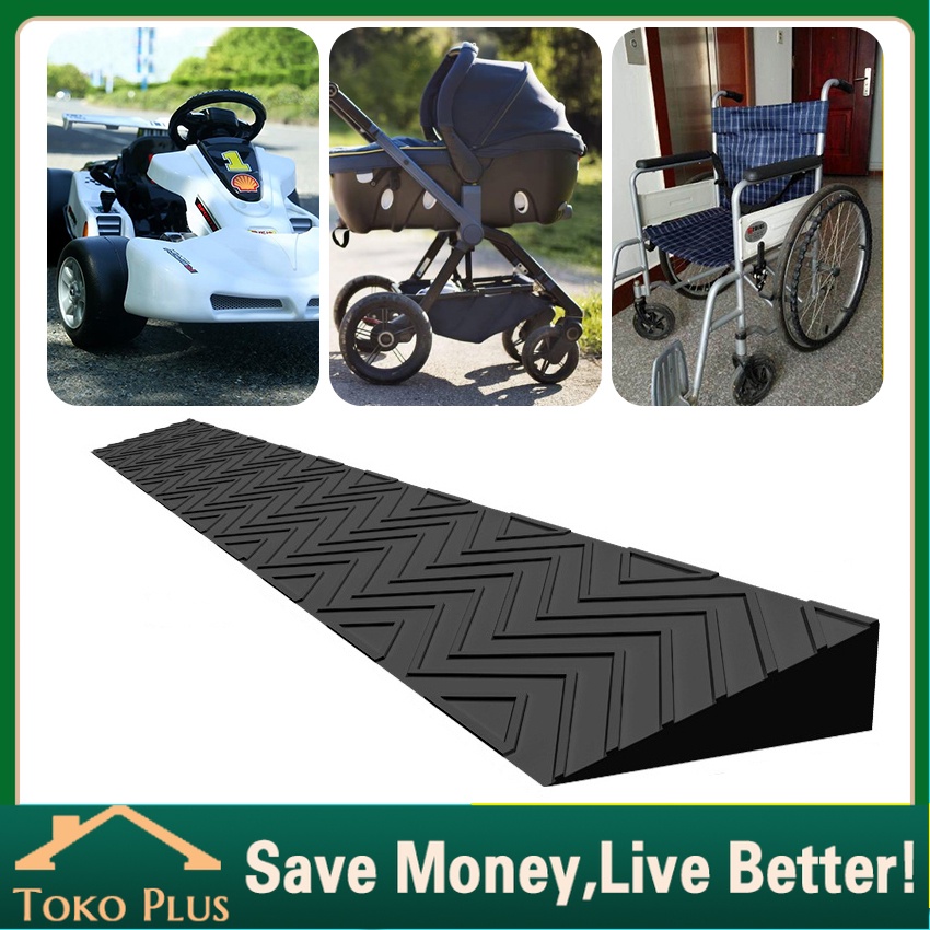 Jual Papan Tanjakan Karet Sepeda Motor / Pijakan Motor Wheelchair ...