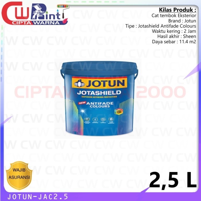 Jual Jotashield Antifade Colours JOTUN Cat tembok eksterior tahan lama ... Jual Jotashield Antifade Colours JOTUN Cat tembok eksterior tahan lama ...