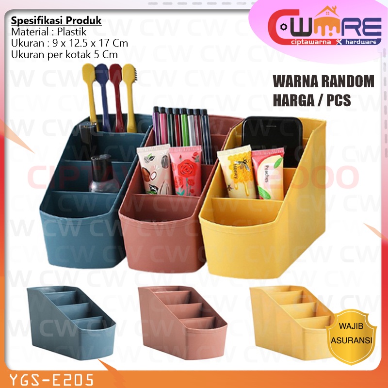 Jual Rak ATK Meja Alat Tulis 4 Sekat Ruang Organizer - BST | Shopee ...