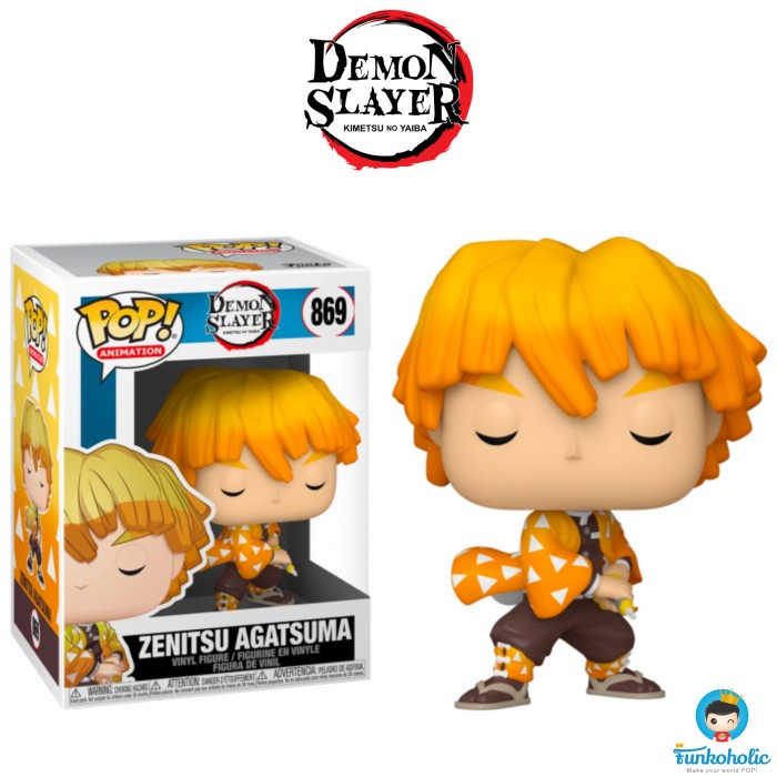 Jual Funko POP Animation Demon Slayer - Zenitsu Agatsuma 869 | Shopee ...