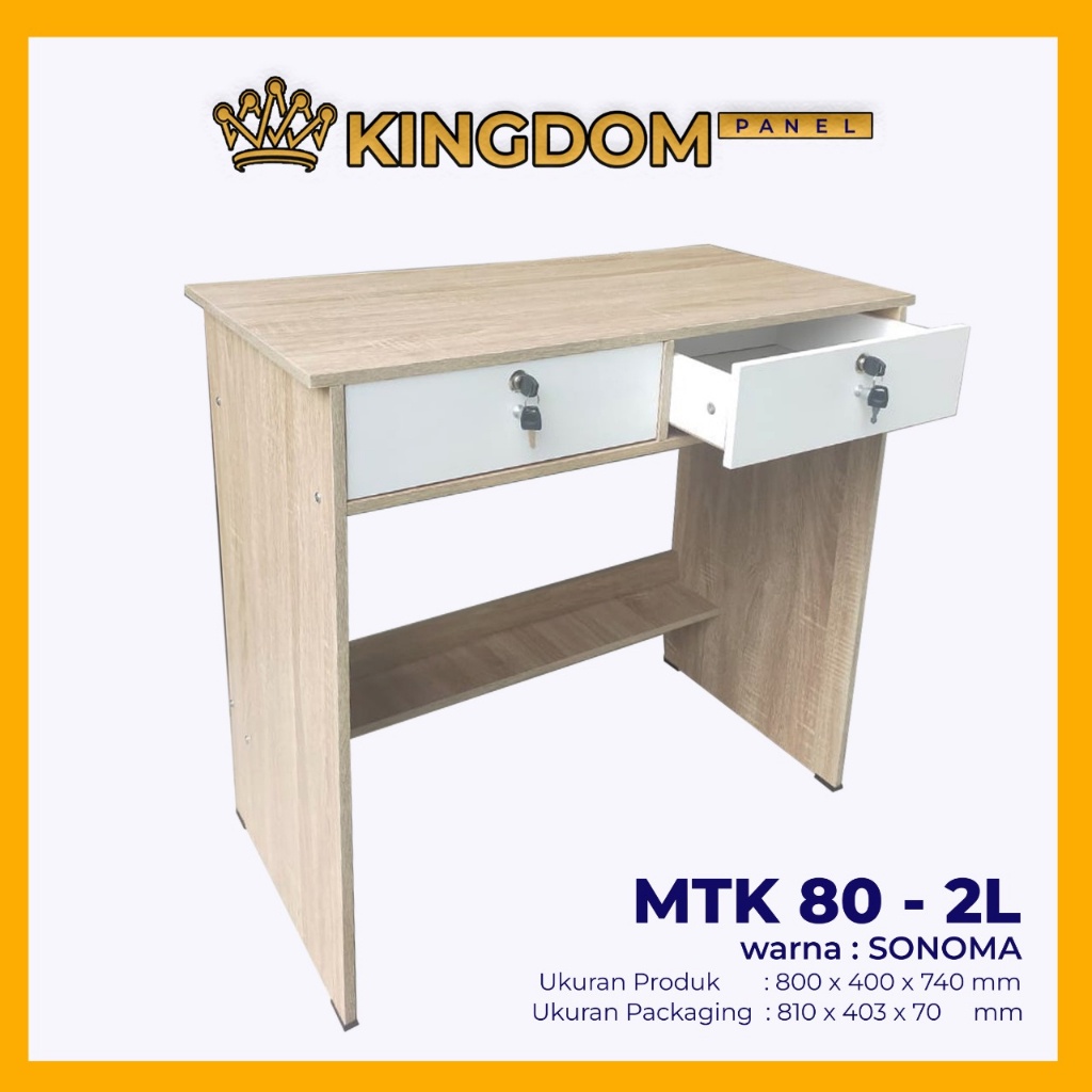 Jual KINGDOM MTK60 / MTK80_1P1L / MTK80_2L - meja kerja | meja kantor ...