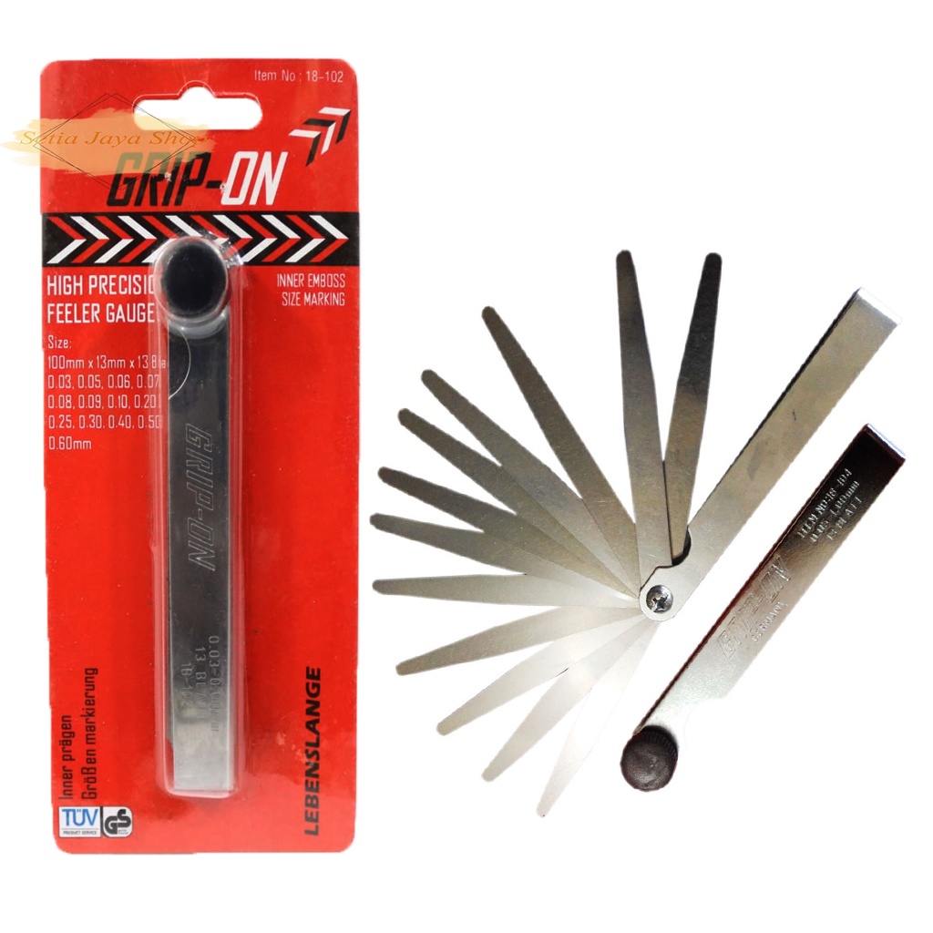Jual Feeler Gauge Blades Fuller Grip On 13 Blades 18-102, Alat ukur ...