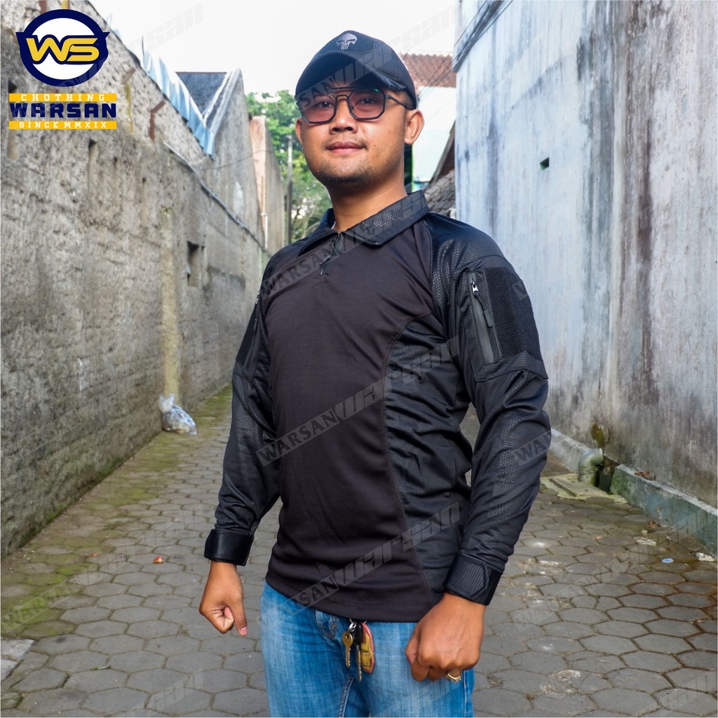 Jual KAOS BDU TACTICAL FULL DRI-FIT EMBOS / BAJU BDU TACTICAL/ KAOS COMBAT/ BAJU OUTDOOR / BDU ...
