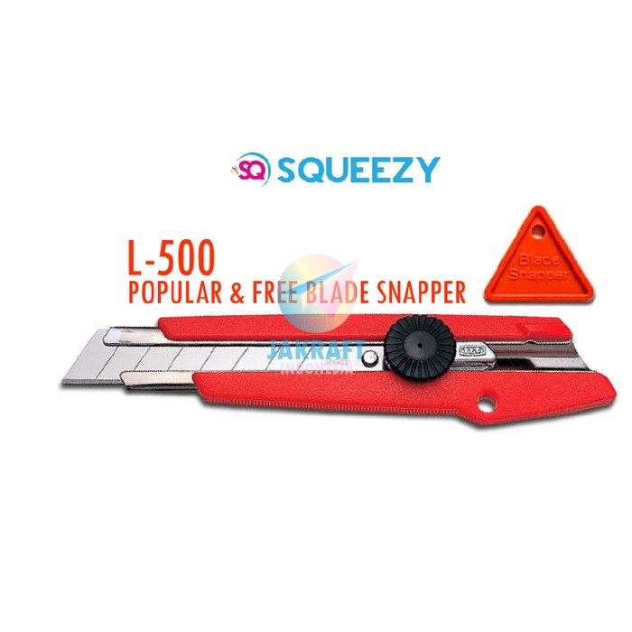 Jual Cutter Besar SQUEEZY L-500 Mirip Joyko + Pemotong Pisau Blade ...
