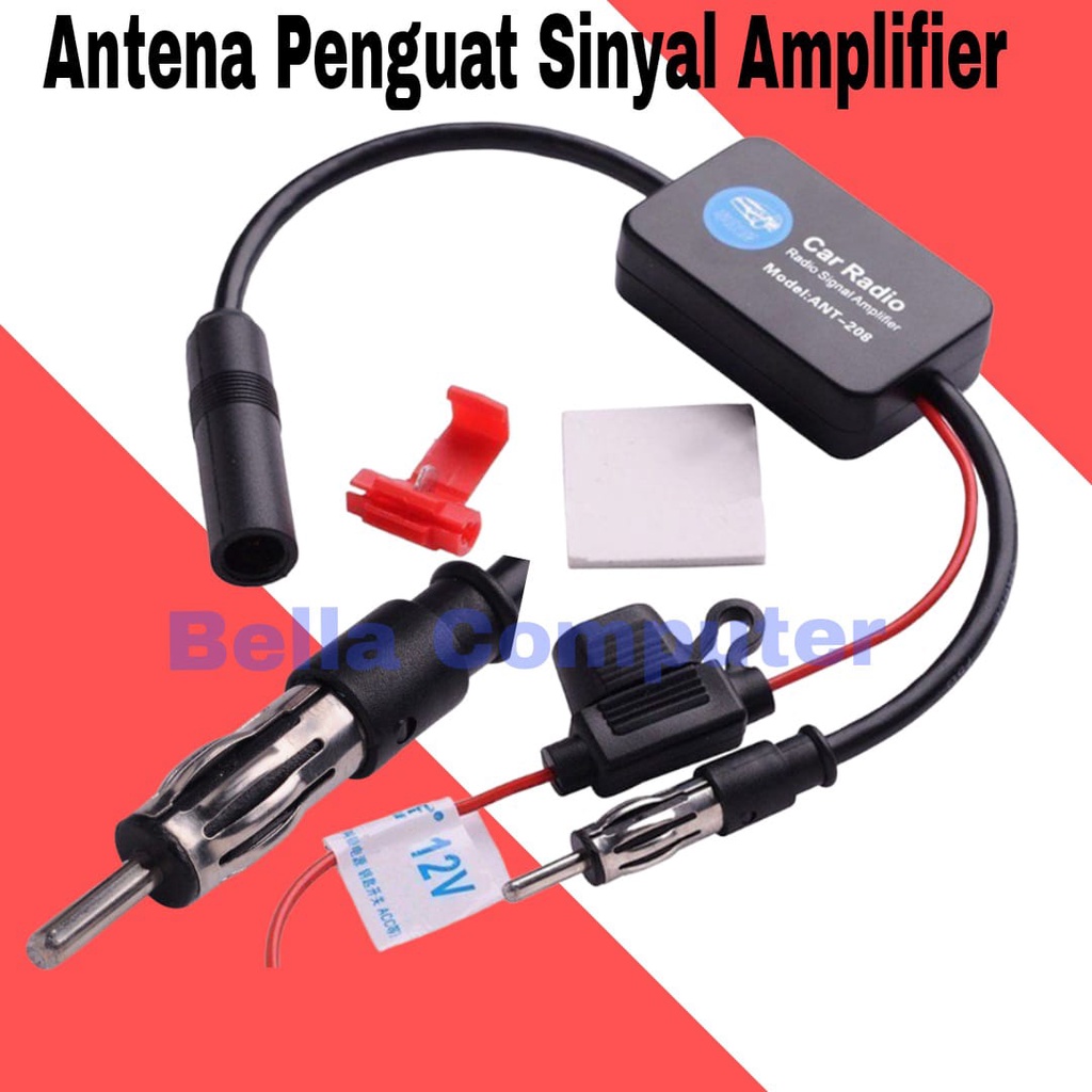 Jual Podofo FM Radio Aerials Antena Signal Amplifier untuk Mobil - ANT ...
