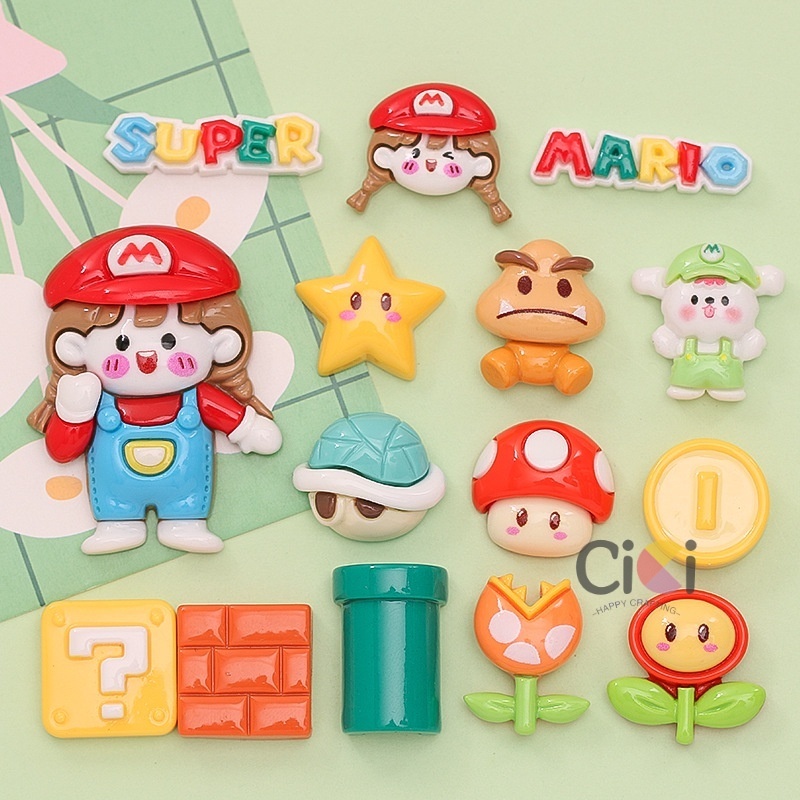 Jual Permainan kartun klasik Mario cross dressing DIY cream glue ...