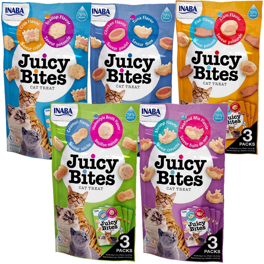 Jual INABA Ciao Juicy Bites Cat Snack Treats Biskuit Cemilan Kucing 3 ...