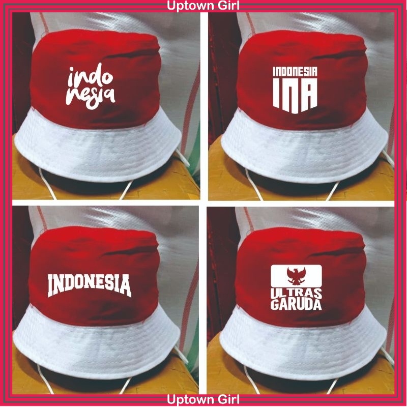 Jual DISKON MURAH PREMIUM KEMERDEKAAN 17 AGUSTUS HUT !! Topi Bucket ...