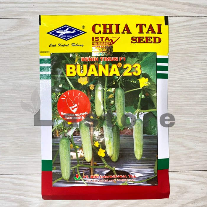 Jual Benih Timun Mentimun BUANA 23 F1 Isi 20 gram Cap Kapal Terbang ...