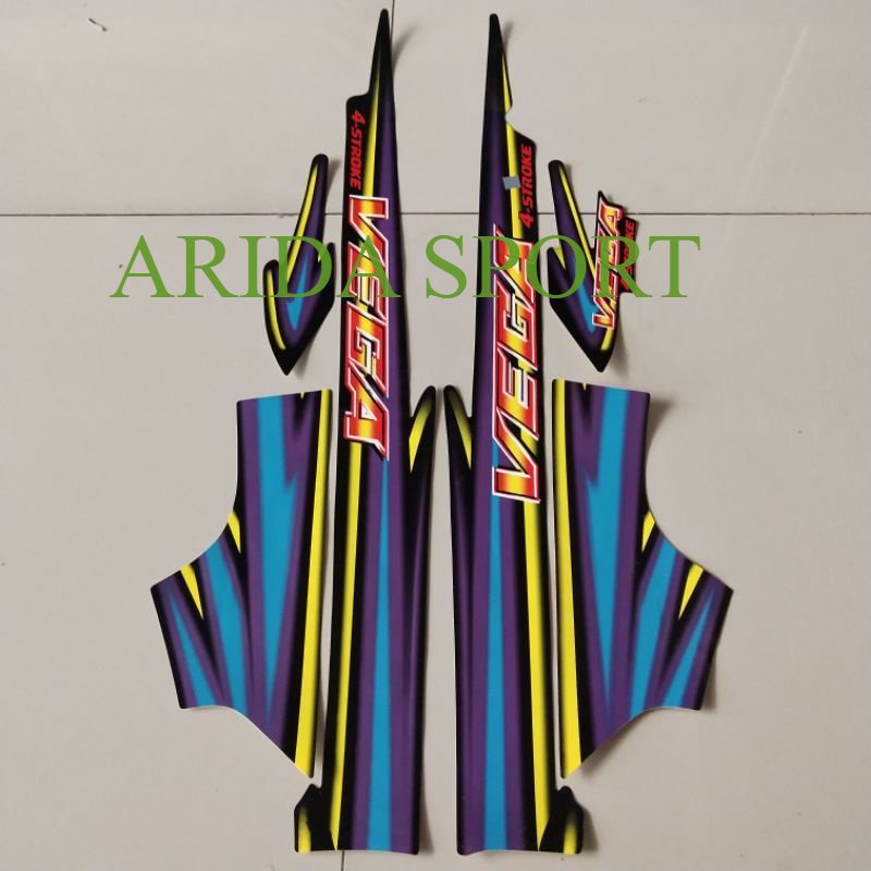 Jual Stiker vega striping sticker lis yamaha vega lama old thn 2000 ...