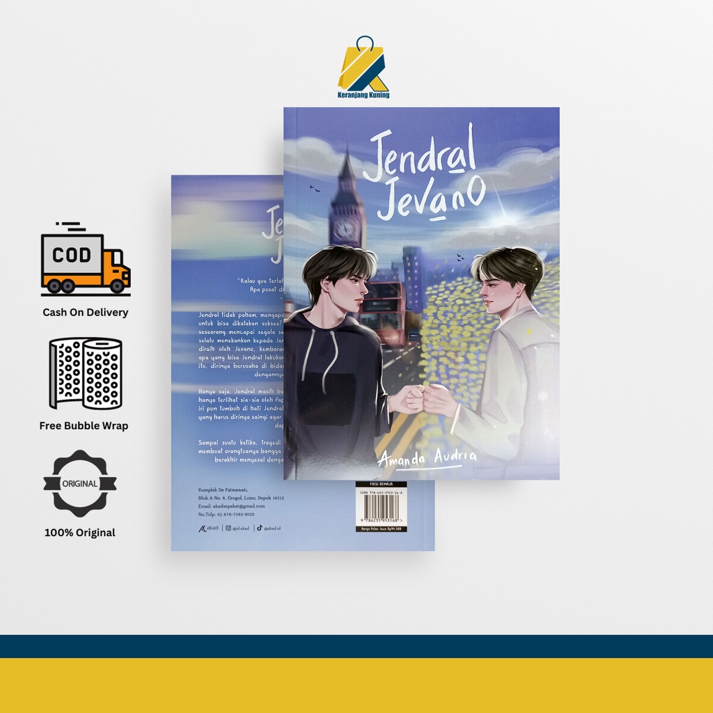 Jual Buku Bacaan Novel | Jendral Jevano NEW COVER by Amanda Audria Akad ...