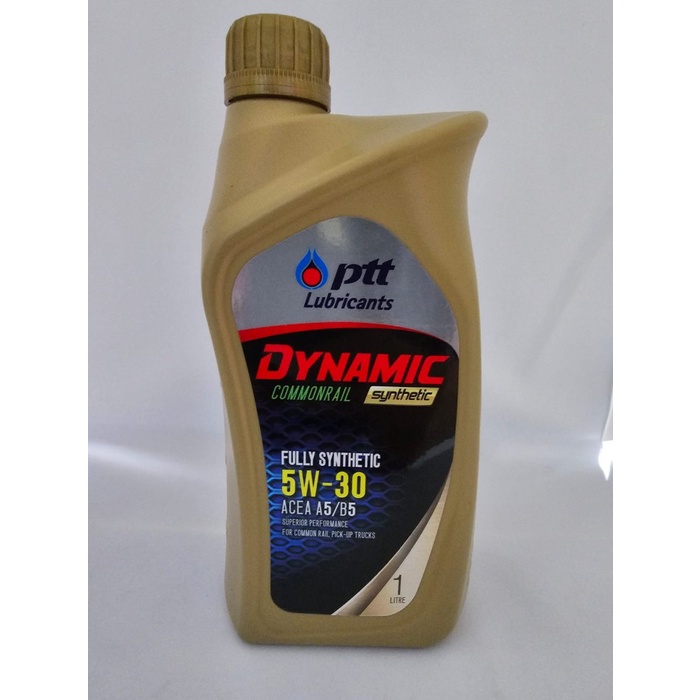 Jual Oli Mesin Mobil Diesel PTT Lubricant Dynamic Commonrail Full Synthetic 1 Liter | Shopee ...