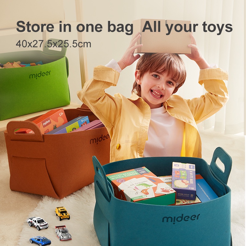 Jual Mideer Toy Storage Bag Kotak Penyimpanan Mainan | Shopee Indonesia