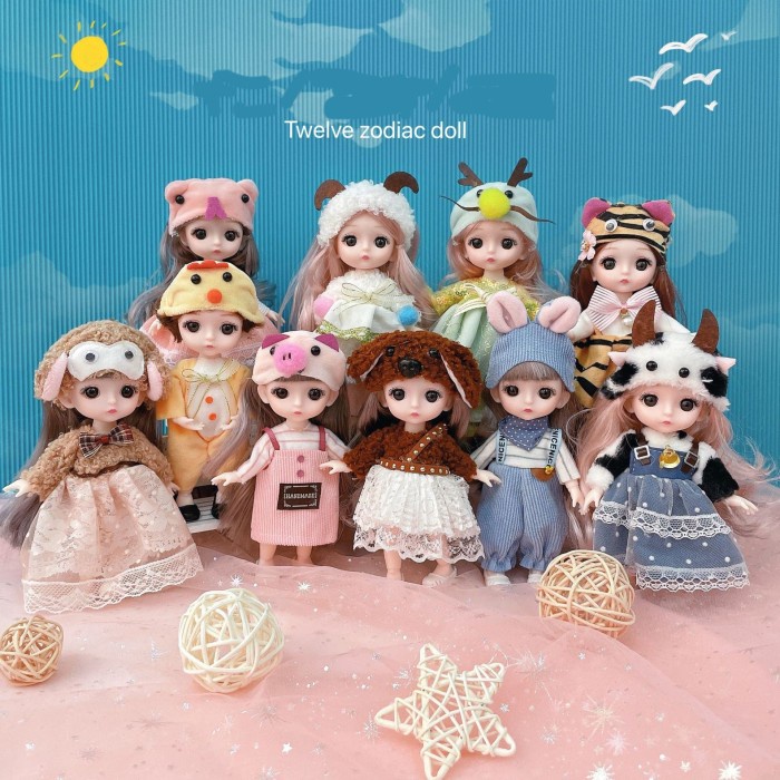 Jual [LOGU] Mainan anak princess little girl barbi patung boneka korea ...