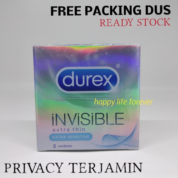 Jual Durex Invisible isi 2 pcs - kondom kontrasepsi | Shopee Indonesia