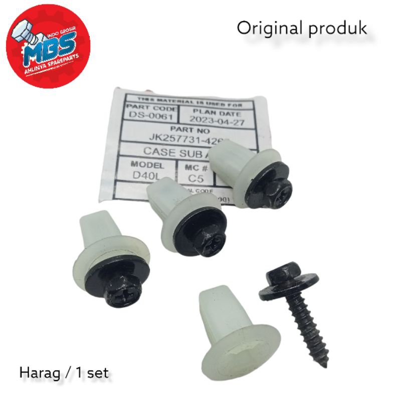 Jual cup KANCING BAUT M5 SCREP CLIP KLIP KANCING KARPET LUMPUR SPOILER ...
