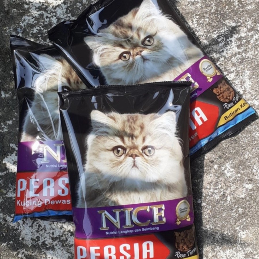 Jual NICE PERSIA PERSIAN ADULT DEWASA FRESHPACK 500G PAKAN KUCING CAT ...