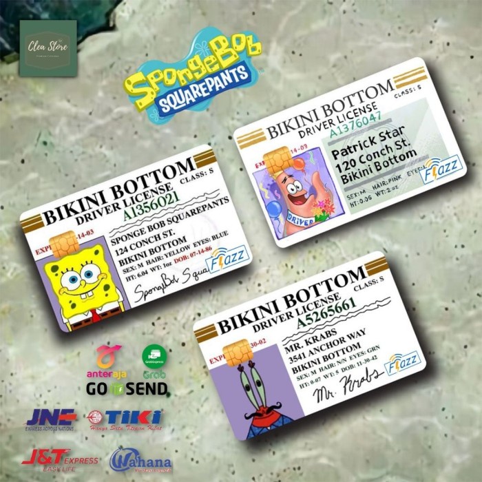Jual KARTU FLAZZ BCA GEN 2 / EMONEY - Spongebob License Edition ...