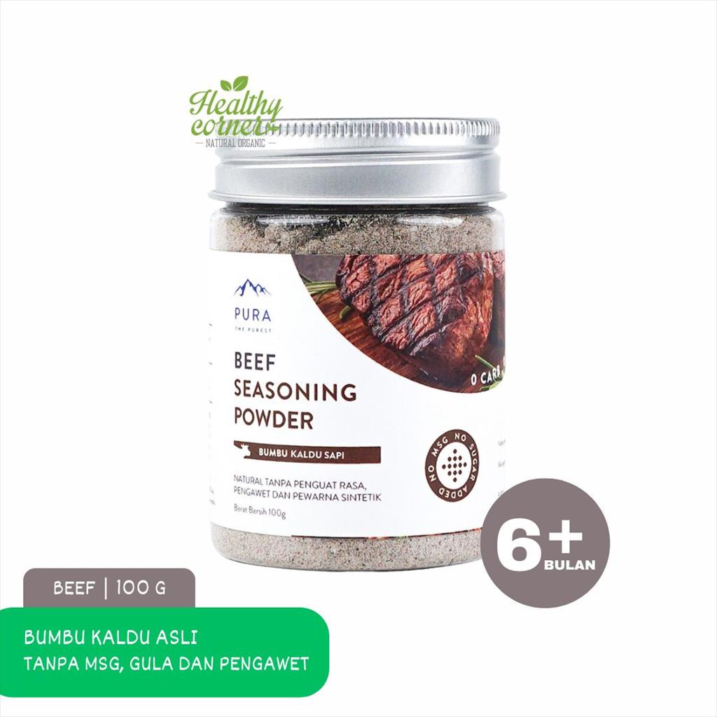 Jual PURA Seasoning Kaldu Sapi Asli Non MSG Kaldu MPASI Beef Powder ...
