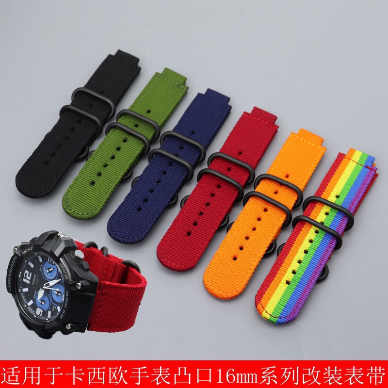 Jual Strap Jam Kanvas Untuk Jam Casio G-Shock Ga100 Ga110 Ga120 Ga140 ...