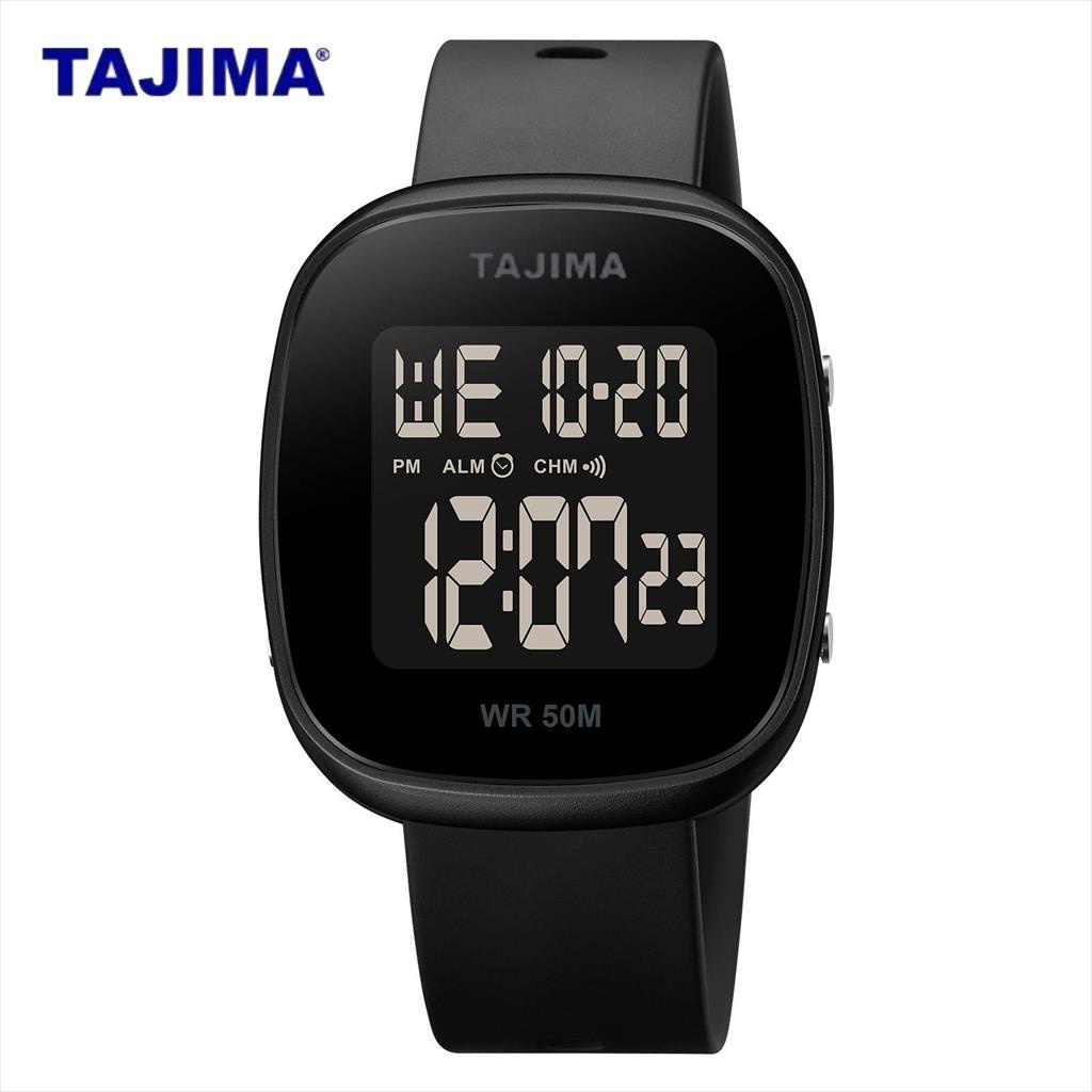 Jual TAJIMA Jam Tangan Digital Pria 9267 Water Resist Original Garansi ...