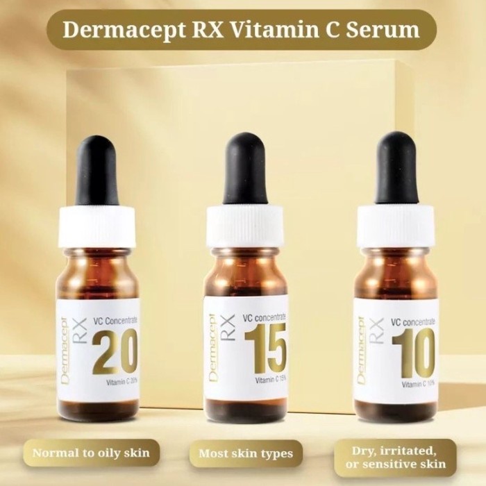 Jual Dermacept VC Concentrate 15% / 10% / 20% - Serum Vit C | Shopee ...