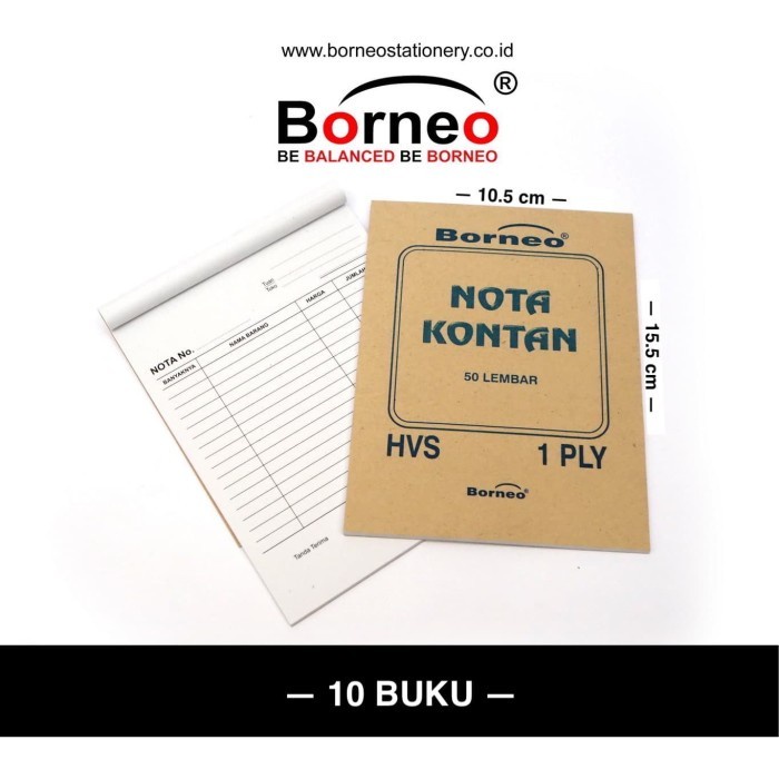 Jual Nota Kontan Besar - 1 Ply (10 Buku) | Shopee Indonesia