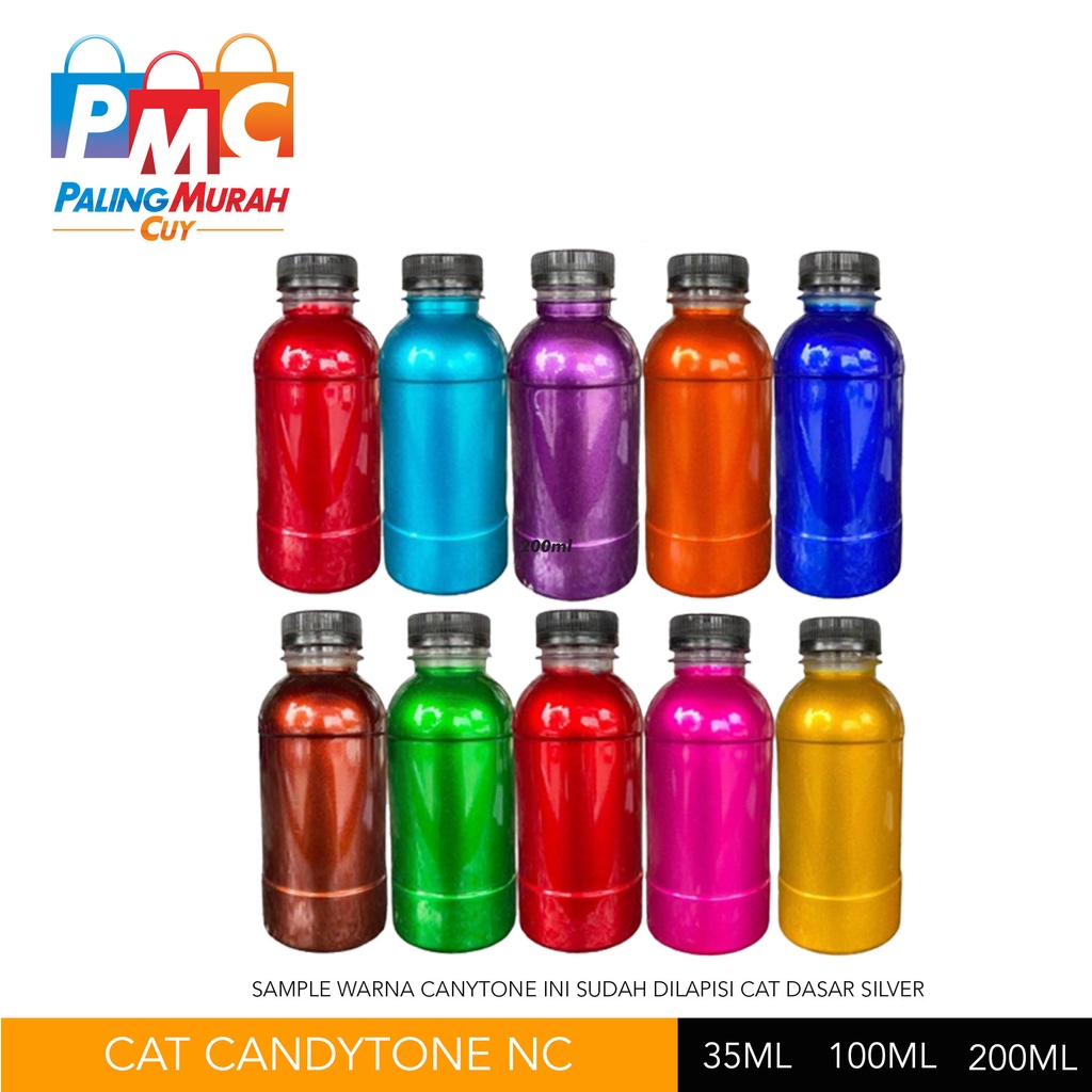 Jual Cat Candytone Candy Tone NC Cat Duco 200ml 100ml | Shopee Indonesia