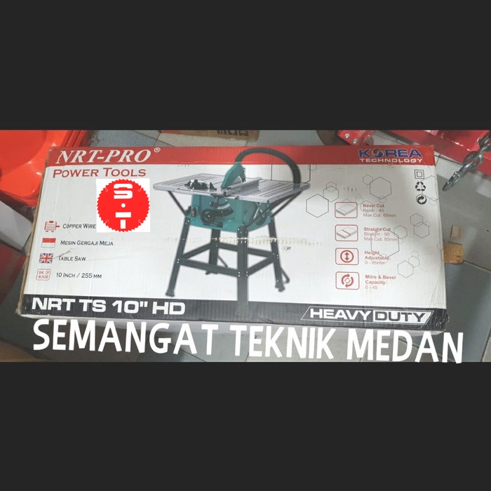 Jual Murah TS-10 TABLE SAW TABLESAW MEJA POTONG KAYU 10" NRT PRO NRT ...