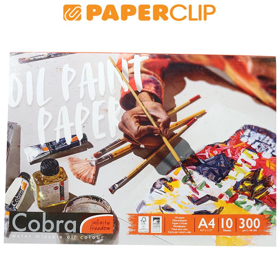Jual KERTAS / COBRA OIL PAINT PAPER A4 300G 93050002 | Shopee Indonesia