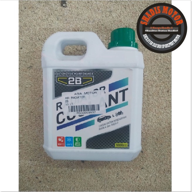 Jual Air Radiator 2B Ukuran 1 Liter Radiator Coolant | Shopee Indonesia