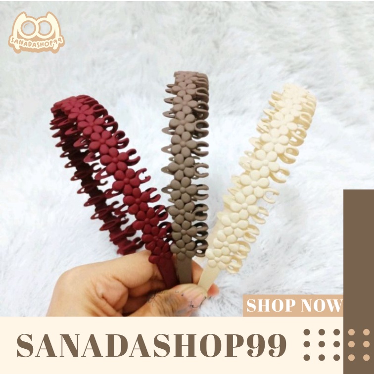 Jual (ACC104) Bando Bunga Sirkam Bando Korean Style Bando Aksesories ...