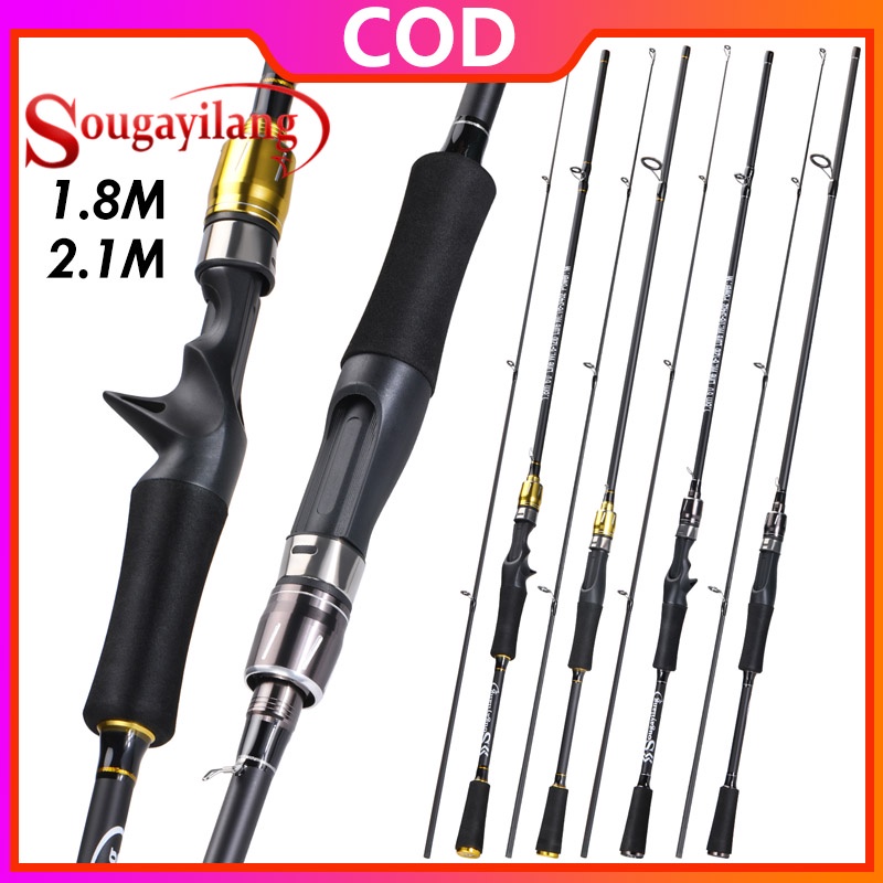 Jual Sougayilang Joran Pancing Fishing Rod M Power 2 Sections Spinning/Casting 1.8/2.1M Joran ...