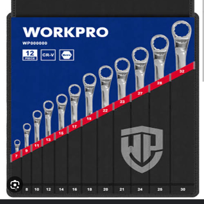 Jual Workpro WP202510 Double Ring Wrench Set | Shopee Indonesia