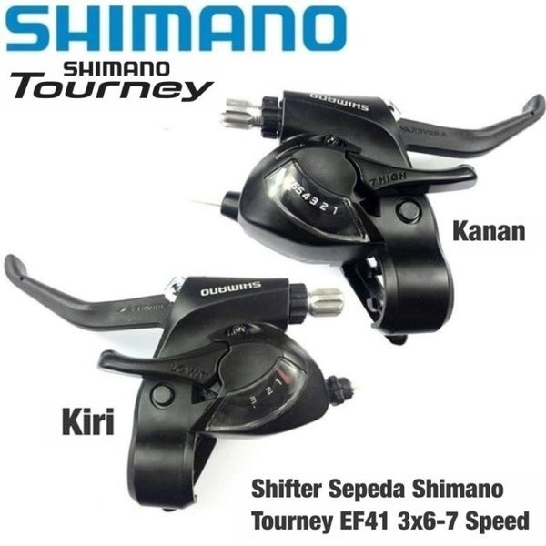 Jual Rem / Brake Shifter 3 x 7 Speed Shimano Tourney EF41 Ez Fire Original | Shopee Indonesia