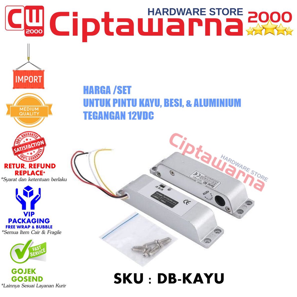Jual Drop Bolt Kunci Pintu Kayu Alumunium Bracket Dropbolt Kayu Door ...
